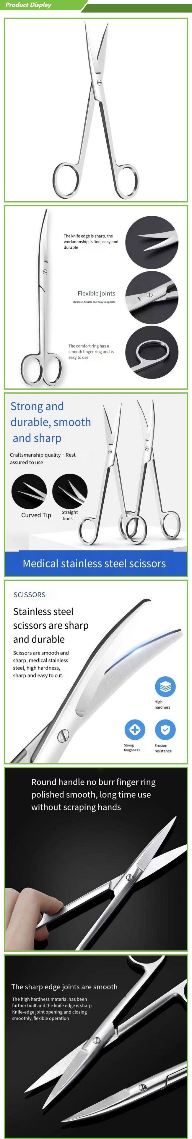 Professional Nose Hair Laparoscopic Reusable Grasping Forceps and Scissors Home Use