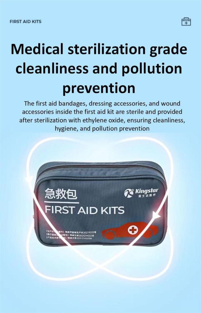 Hot Selling Backpack Safety Kits Plastic First Aid Kit Home Use