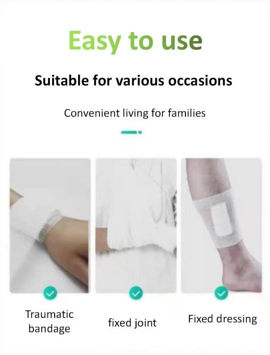Custom First Aid Bandage Medical Gauze Bandage Cotton Gauze Bandage Roll
