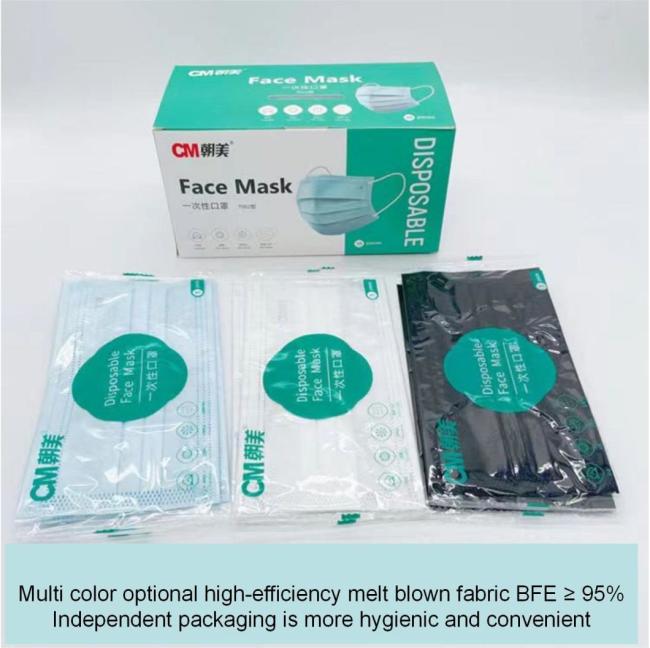 High-Quality Black 3ply Medical Face Mask