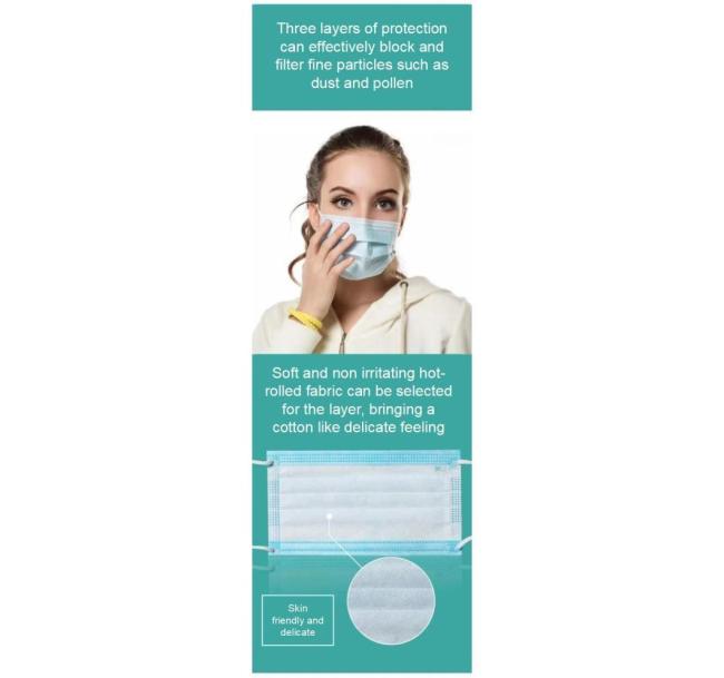 High-Quality Black 3ply Medical Face Mask