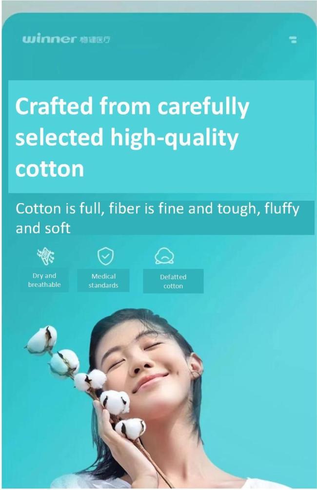 Absorbent Cotton Balls for Medical Use