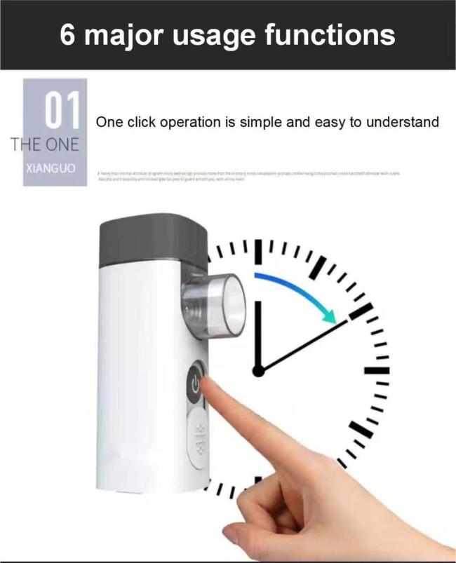 Ultrasonic Atomizer Nebulizer Mini Health Care