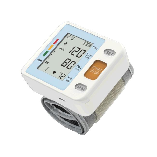 Digital Blood Pressure Meter Automatic Wrist Blood Pressure Bp Monitor Electronic Sphygmomanometer
