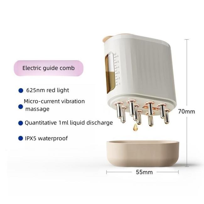 Revolutionary Scalp Solution Applicator with Root Comb