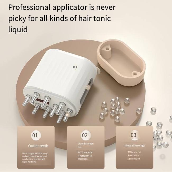 Revolutionary Scalp Solution Applicator with Root Comb