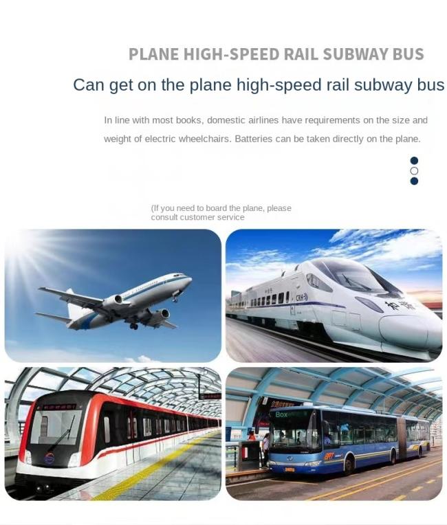 Plastic Automatic Foldable Electric Wheelchair for Disabled