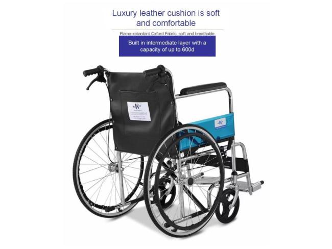 Lightweight Folding Commode Wheelchair for Elderly People