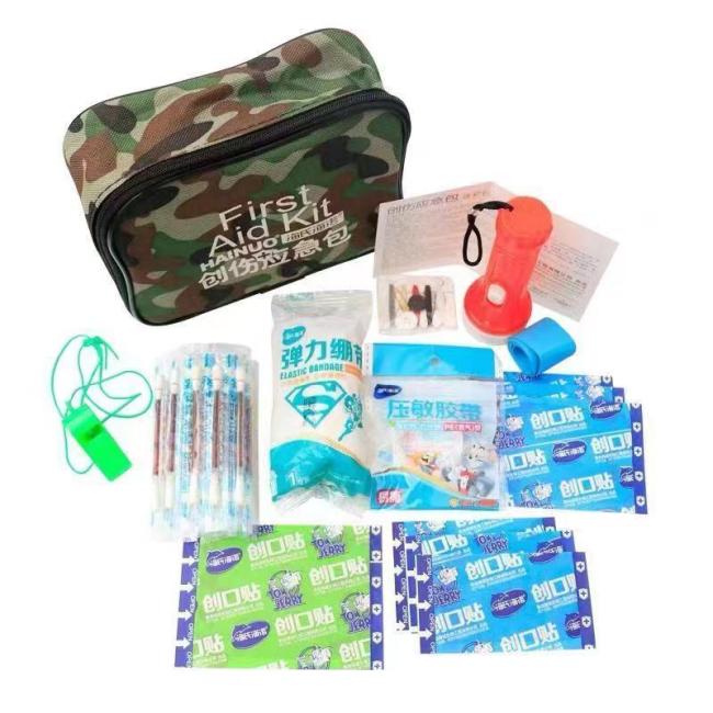 Plastic Supplies, Storage First-Aid Custom Logo Polka DOT First Aid Kit with Medical Equipment