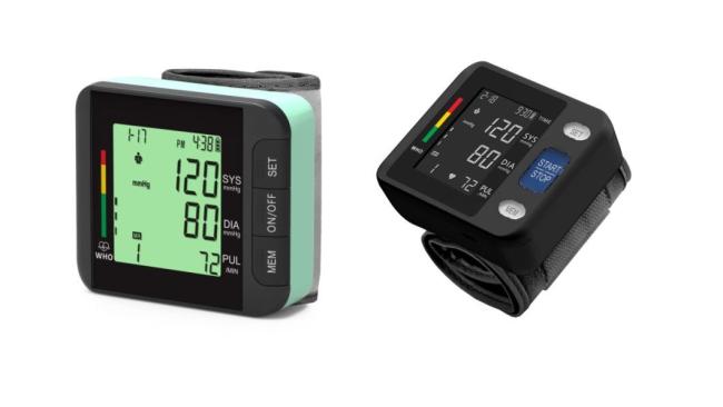 Portable Voice Activated Wrist Blood Pressure Monitor