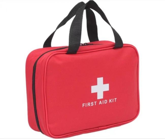 Travel First Aid Kit with Essential Supplies