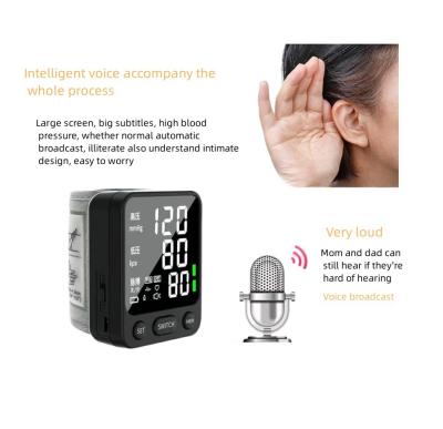 Cina Home Color Change Wrist Blood Pressure Monitor con batteria integrata e display a LED in vendita