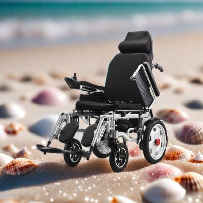 Cina Sedia a rotelle a batteria a 24 V per disabili Joystick a doppia funzione Casa in vendita