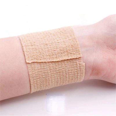 China Skin Colour Medical Adhesive Non-Woven Elastic Bandage with ISO 13485 Safety Standard for sale