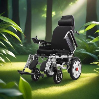 Cina sedia a rotelle elettrica leggera di classe II con piegatura automatica 83*49*79cm in vendita