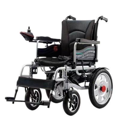 China HK-6105 Intrekbare wielwagen Patiënt Evacuatie stoel voor ouderen Opvouwbare motor-kracht rolstoel Te koop