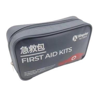 China Home Backpack Safety Kits Plastic First Aid Kit with Shelf Life 3 Years Stock Yes for sale