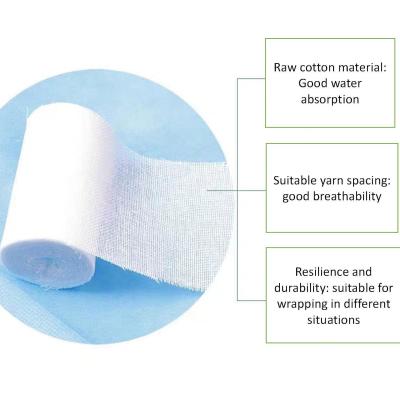 China Custom First Aid Medical Gauze Bandage Roll with CE Approval and Yy0031-2006 Standard for sale