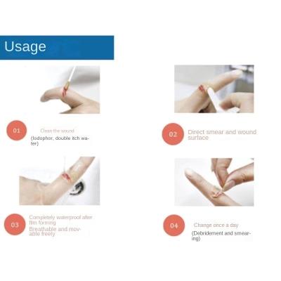 China Waterproof Breathable Wound Dressing Made of Hydrocolloid Material for Fast Healing for sale