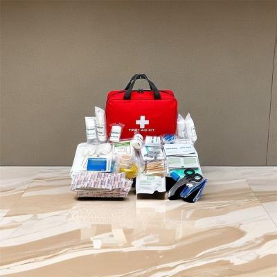 China Adventure Awaits Disinfecting Type Eo First Aid Emergency Camping Trauma Survival Kit for sale