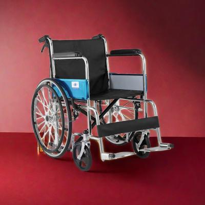 China Equipamento médico manual cadeira de rodas dobrável para 1 unidade de capacidade e design leve à venda