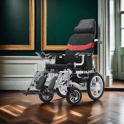 China 24V opvouwbare rolstoel met snel opvouwbaar en schokabsorberend ontwerp Te koop