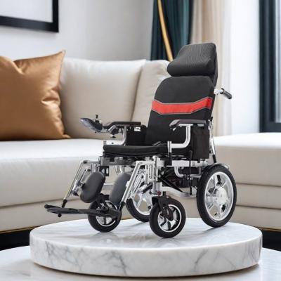 China Equipamento médico eletrónico cadeira de rodas com travão auto-bloqueável Peso de carga 120 kg à venda