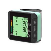 China Intelligent Pressurization Plastic Wrist Sphygmomanometer 2x99 Memory CE Certified for sale
