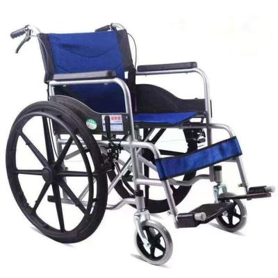 China Solid Tire and Breathable Fabric Cushion Foldable Wheelchair Handbike for Medical for sale