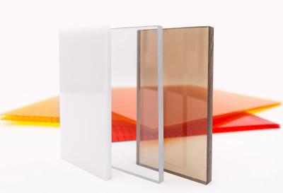 China Supersterke kunststof PC 3 mm universele massieve polycarbonaatplaat voor oproerglas Te koop