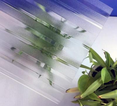 Cina Lastra ondulata in policarbonato da 4-20 mm Protezione UV ultra forte da 50 micron per tetti trasparenti in vendita