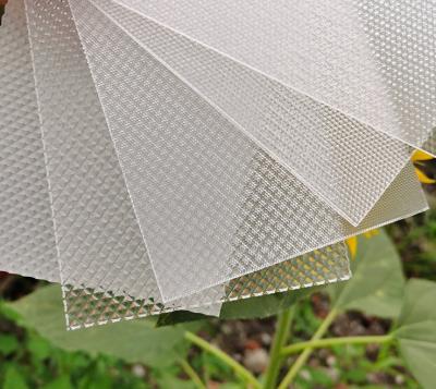 China Transparant polycarbonaat mat blad 1,5-10 mm voor lichtverstrooiing Te koop
