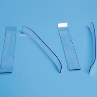 China Brown Black Custom Polycarbonate Sheets Polycarbonate Plastic Parts for sale
