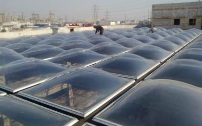 Cina Policarbonato di protezione UV del rivestimento del PC della finestra della cupola acrilica trasparente per illuminazione all'aperto in vendita