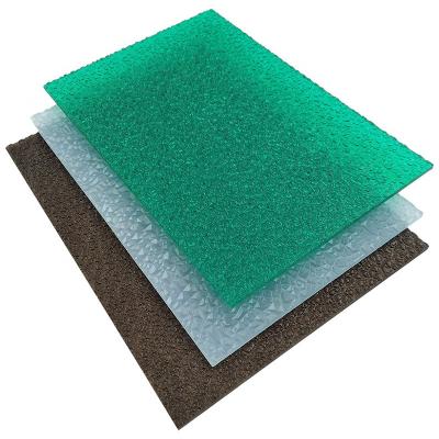 Cina Lastra in policarbonato massiccio verde bronzo da 2 mm per porte bagno e cabina doccia in vendita