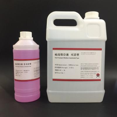 China Transparent And Pink Blood Collection Tube Additives Virus Transport Media for sale