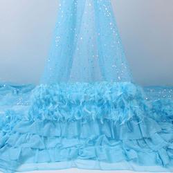 China large payette sequin linen available sequin faux beaded trimming feather fabric bohomeian backdrop ostrich feather fabri for sale