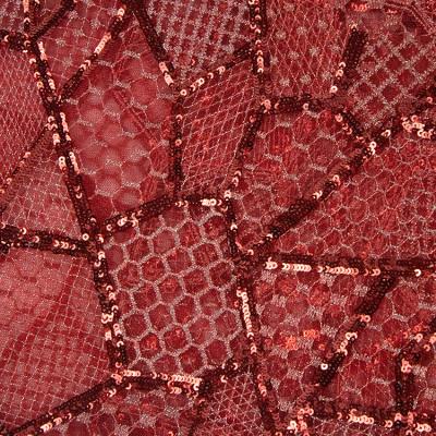 China 2021 High Quality  Wholesale China Factory 3mm Embroidered Mesh Sequin Fabric Hot Sale Dress Style for sale