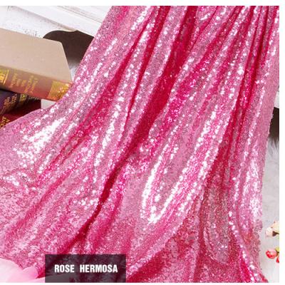 China 2021 Fashion Sequin Embroidery Fabrics 100% Polyester Fabric Home Textile Sequin Fabric for sale
