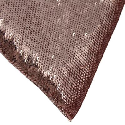 China Fish Scale Colorful Striped Mesh Rose Pink Sequin Fabric Mermaid Soft for sale