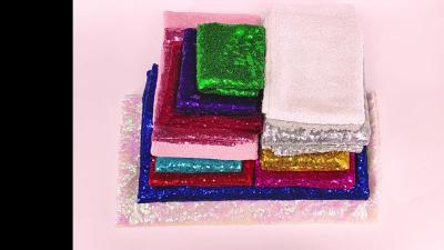 China Customized Cheap 100% Polyester Fabric Embroidered Mesh Fabric for Clothing for Direction Sequin Fabric for sale