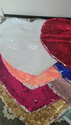China Factory Direct Selling Hot Sale  reversible  Sequin Fabric Pillow Case Raw Material for sale