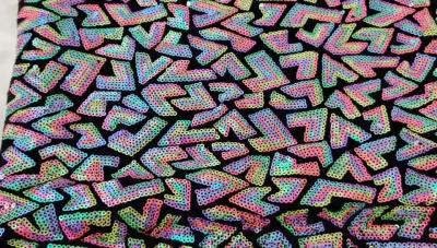 China Good Price Cloth Dress Festival Table Cloth Sequin Fabric for sale