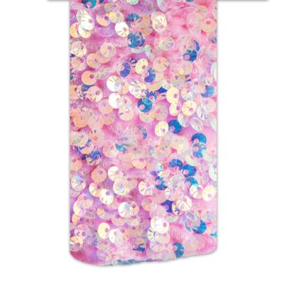 China 2021 New Arrival Fabric Manufacturers Sequin Golden Light Mold Dress Shell  Sequin Velvet Fabric Sequin Fabric for sale