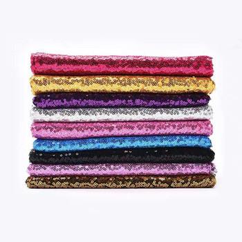 China 2021 Hotsale Factory Customized 3mm Lace Sequin Fabric for Table Cloth Stage Dress Backdrop for sale