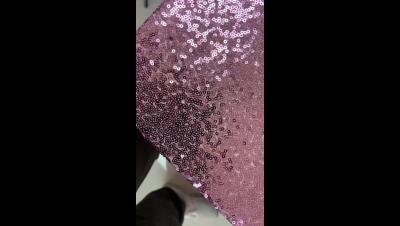 China 220gsm 3mm Gold by the Yard Custom-made New Design Gold Sequin Fabric for Sale for sale