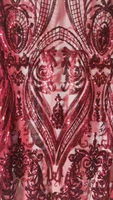 China Hot Sale Fabrics Wholesale Stretch Checkerboard Sequin Fabric Black Fabric Turkey for sale