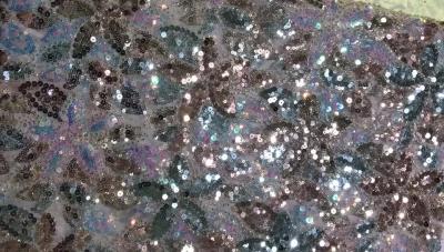 China 2021 New Design High Quality Embroidery Custom Colors Wedding Dress Curtain Lace Mesh Sequin Fabric for sale