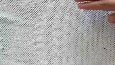 China Customized fabric imported  christmas Reversible Black white Flip Sequin Fabric Pillow Case Cover for sublimation pillow cover for sale