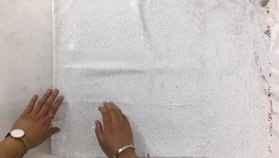 China 2020 Wholesale Custom Needlepoint Home Decor 50 Cotton 50 Polyester Sequin white Pillow Case Cover Cushion for sale